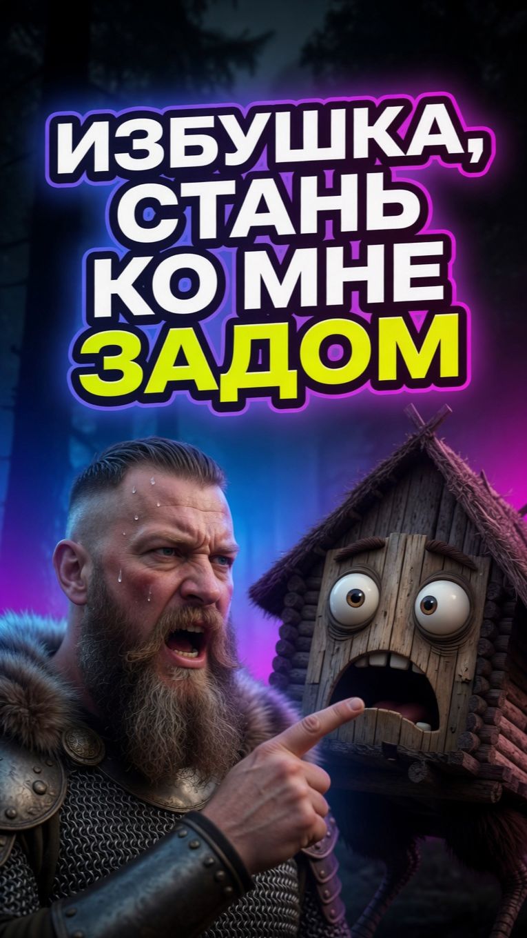 Илья Муромец и избушка на курьих ножках 😂