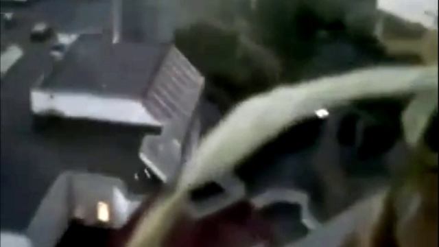 Удар молнии в жилой дом