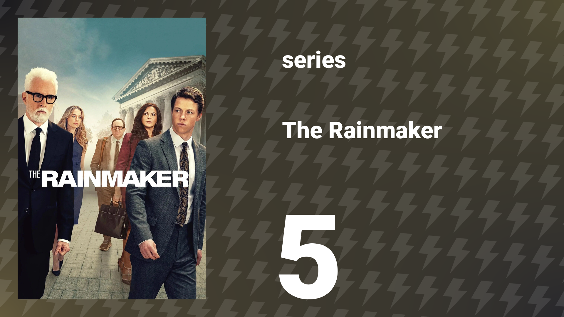 The Rainmaker episode 5 «Waiting in the Wings» (series, 2025)