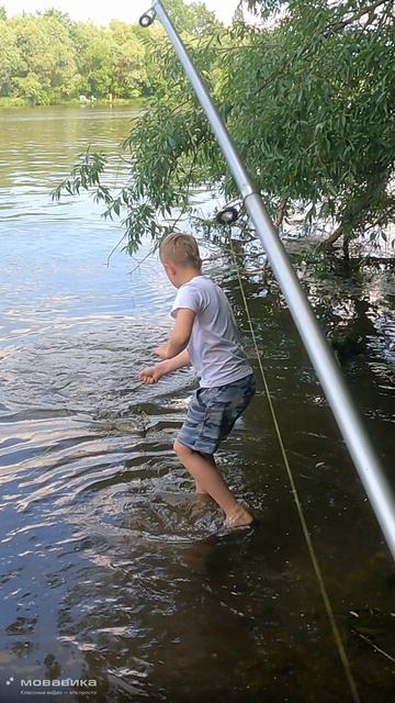 Первый судак в этом году