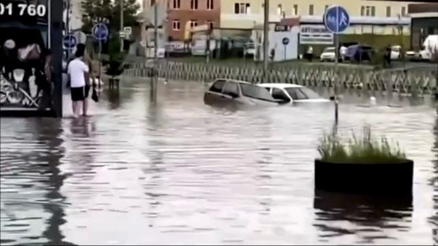 После ливня в Краснодаре