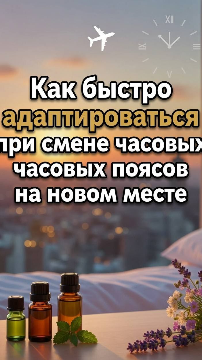 Как быстро адаптироваться при смене часовых поясов на новом месте Др.Ульвия Голденбрук #путешествия