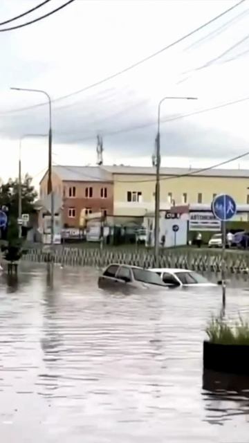 После ливня в Краснодаре