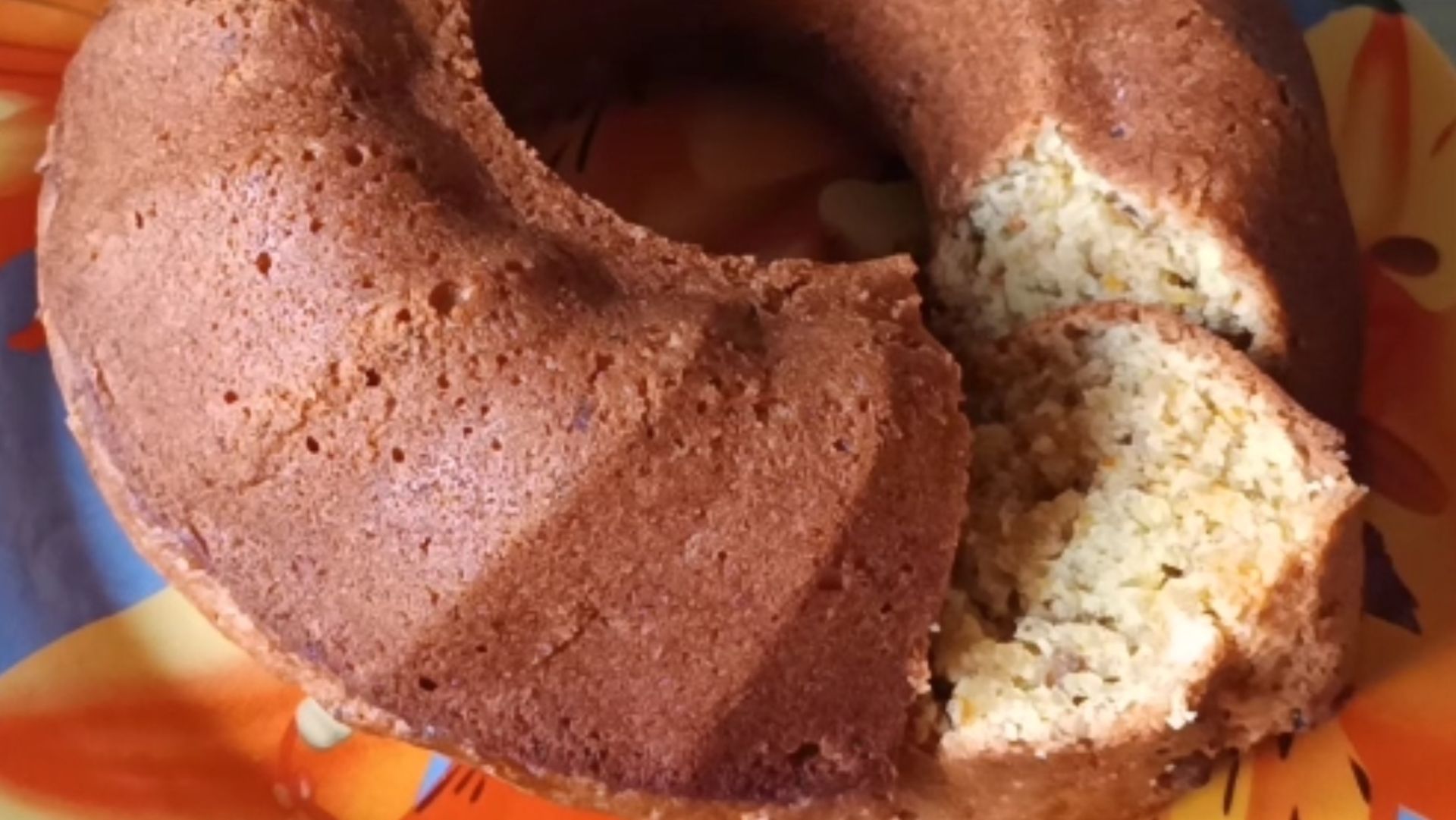 Ароматный апельсиновый кекс