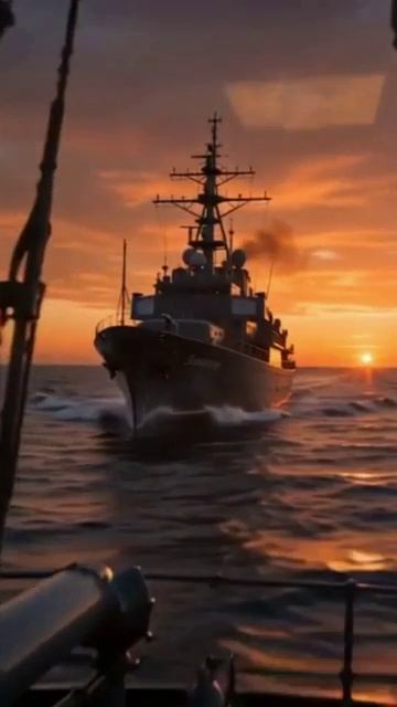🚢⚓️ ЭСМИНЕЦ «СООБРАЗИТЕЛЬНЫЙ» НА ПОЛНОМ ХОДУ:40 секунд чистого морского адреналина!