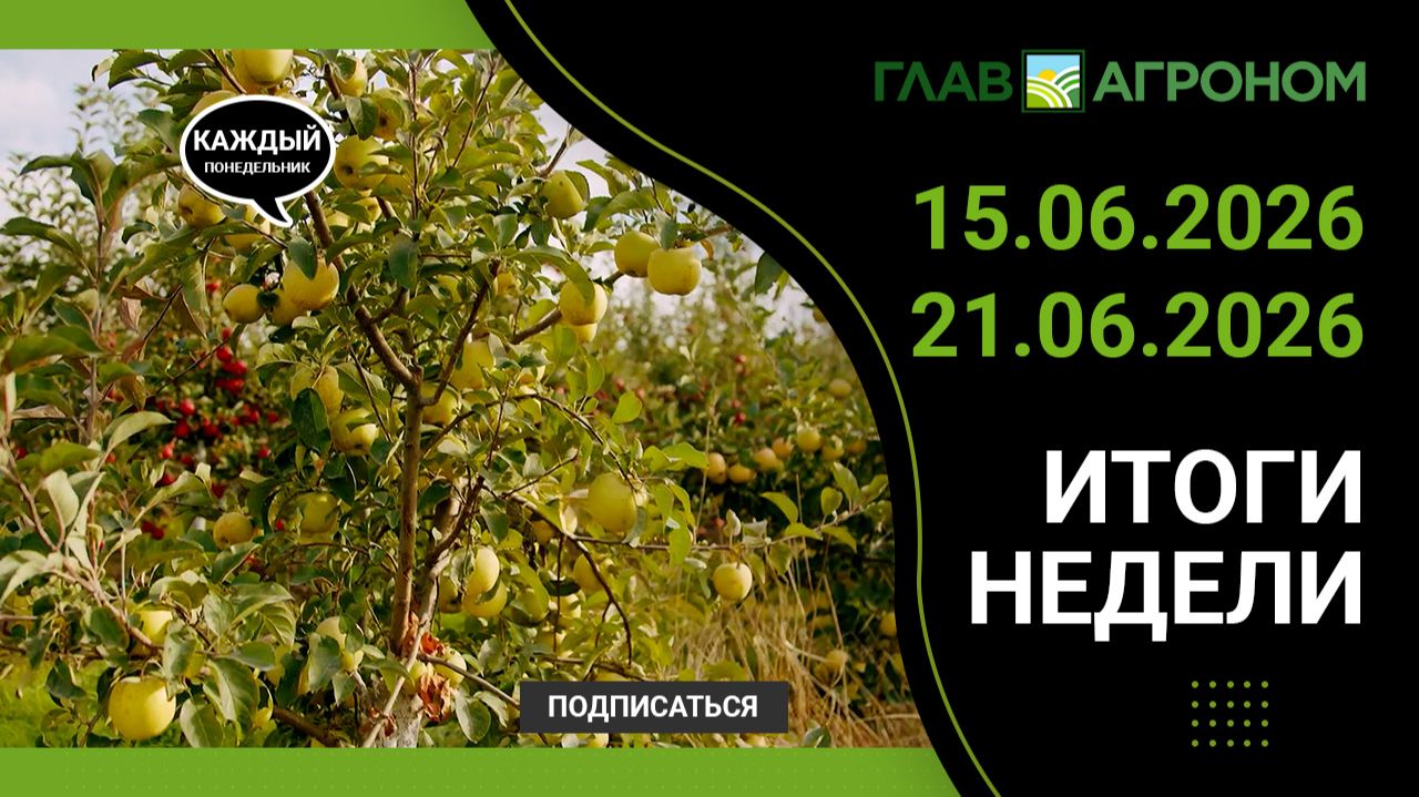 Итоги недели с ГлавАгроном 15.06.2026 – 21.06.2026