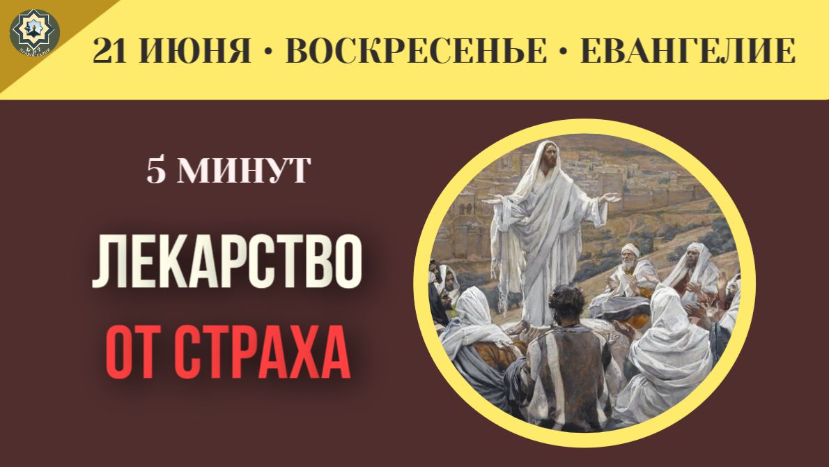 Евангельское лекарство от тревоги как правильная иерархия ценностей избавляет от страха I 21 июня