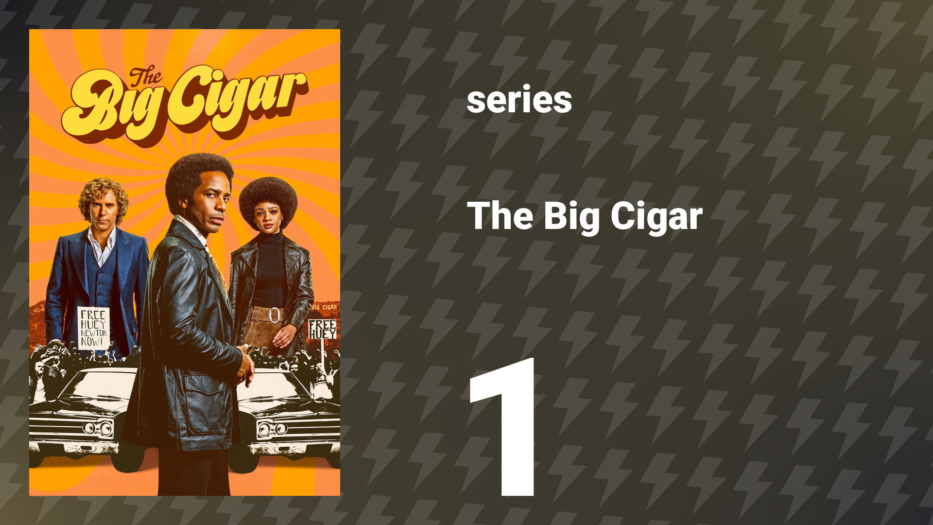 The Big Cigar episode 1 «Panther/Producer» (series, 2024)