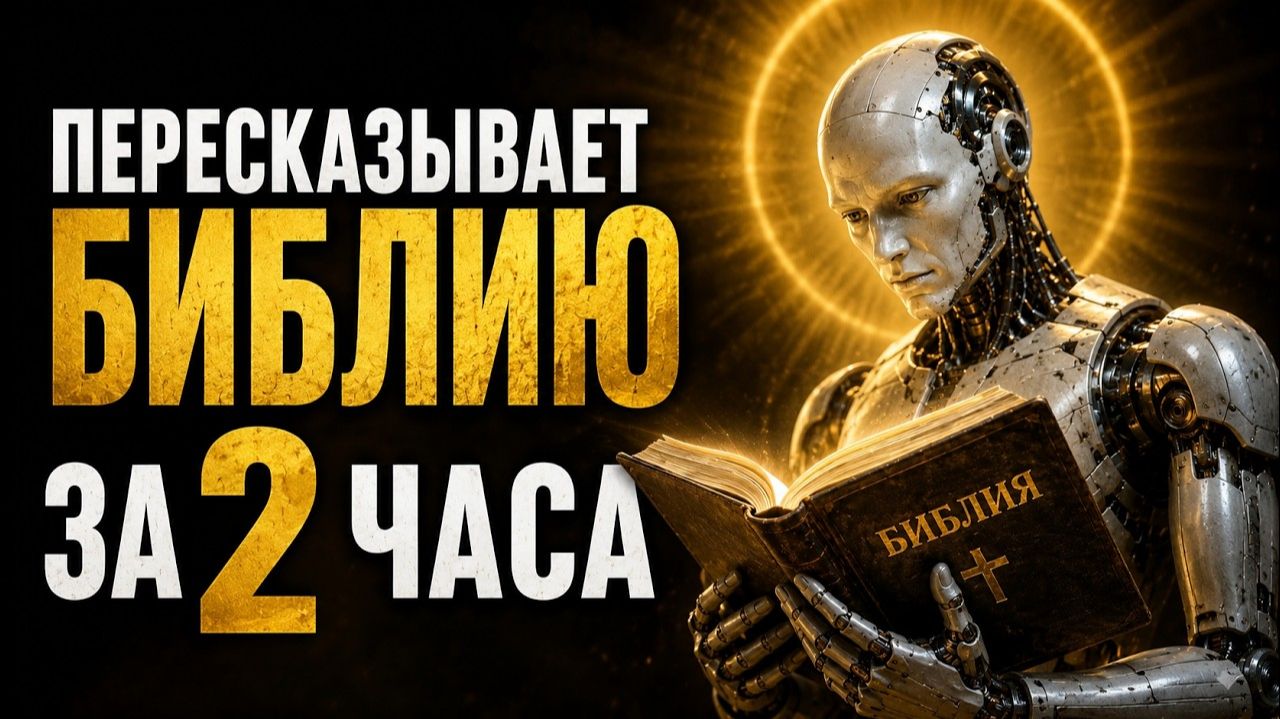 (ЛОГОС-СЕМЬ)Искусственный интеллект проанализировал И ПЕРЕСКАЗАЛ БИБЛИЮ за 2 ЧАСА