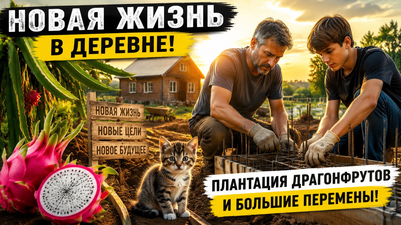 С нуля на земле: как отец и сын обустраивают участок и начинают новую историю