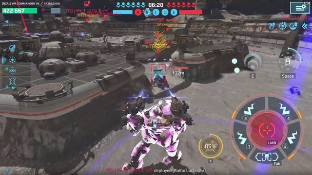 WAR ROBOTS тяжелый бой с другом против турецкого клана