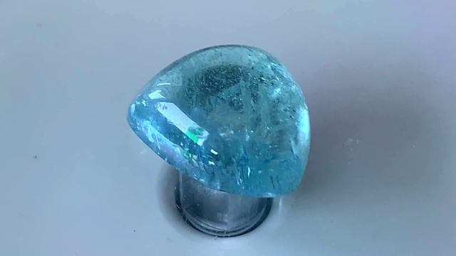 Аквамарина кабошон 14.5х17.5 мм