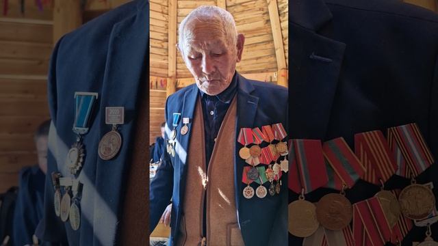 Выступление ветерана тыла Семена Петровича Заморщикова 95 лет на Ысыахе Техтюрского наслега 20.06.26