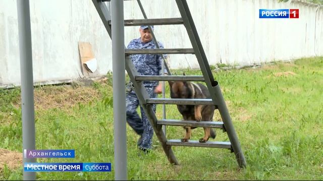 Вести Поморья_Россия 1_День кинологоа УФСИН Поморья