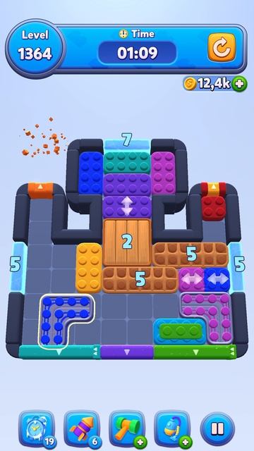 Color Block Jam 1364 Уровень