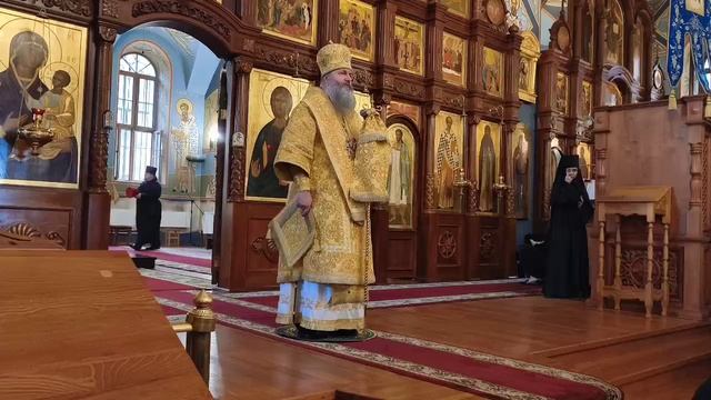 АРХИЕРЕЙСКОЕ БОГОСЛУЖЕНИЕ В ПРЕСТОЛЬНЫЙ ПРАЗДНИК: ОБРЕТЕНИЕ МОЩЕЙ СВ. ПРАВ. АЛЕКСАНДРА ЧАГРИНСКОГО