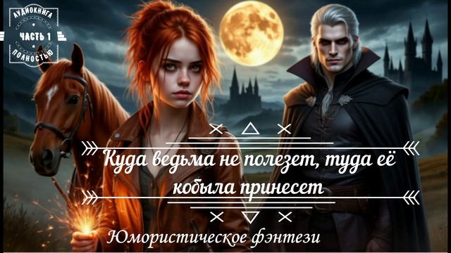 •	АУДИОКНИГА ПОЛНОСТЬЮ 🔮Куда ведьма не полезет, туда её кобыла принесет✨Славянское фэнтезиЧАСТЬ1️⃣