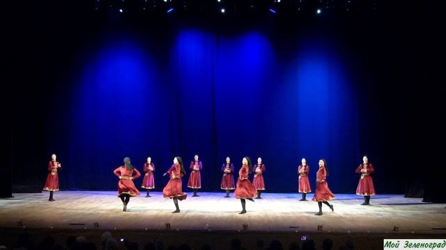 Убыхский танец. Исполняет театр танца «Сапфир»