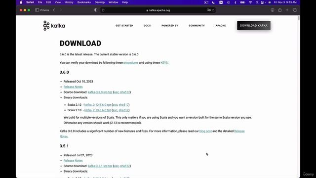 14  - Download Apache Kafka(MacOS)