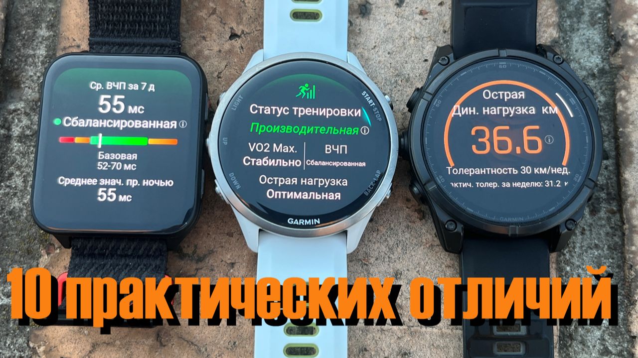 Garmin Fenix 8, Forerunner 970 и Venu X1 || что лучше?