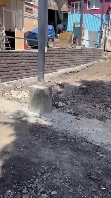 Ленточный фундамент для ворот и забора