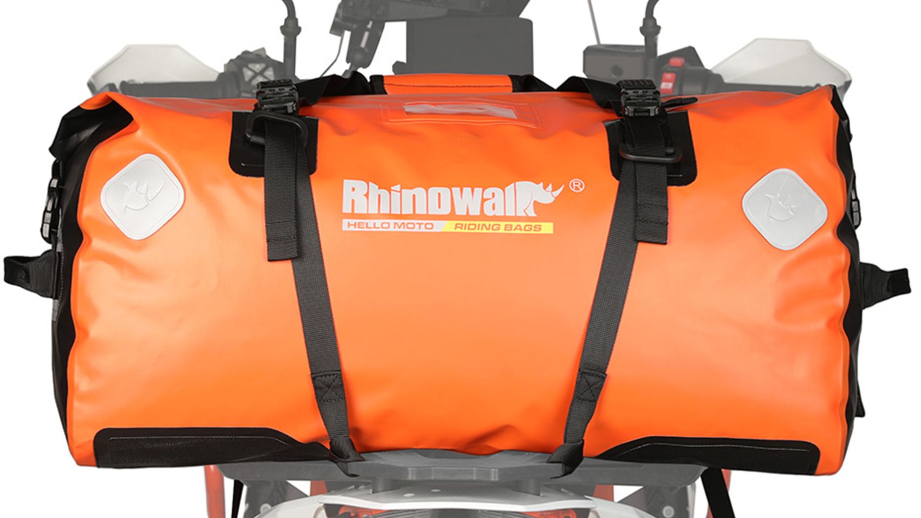 RhinoWalk MT20650OE Багажная мотосумка (баул) 65L оранжевая