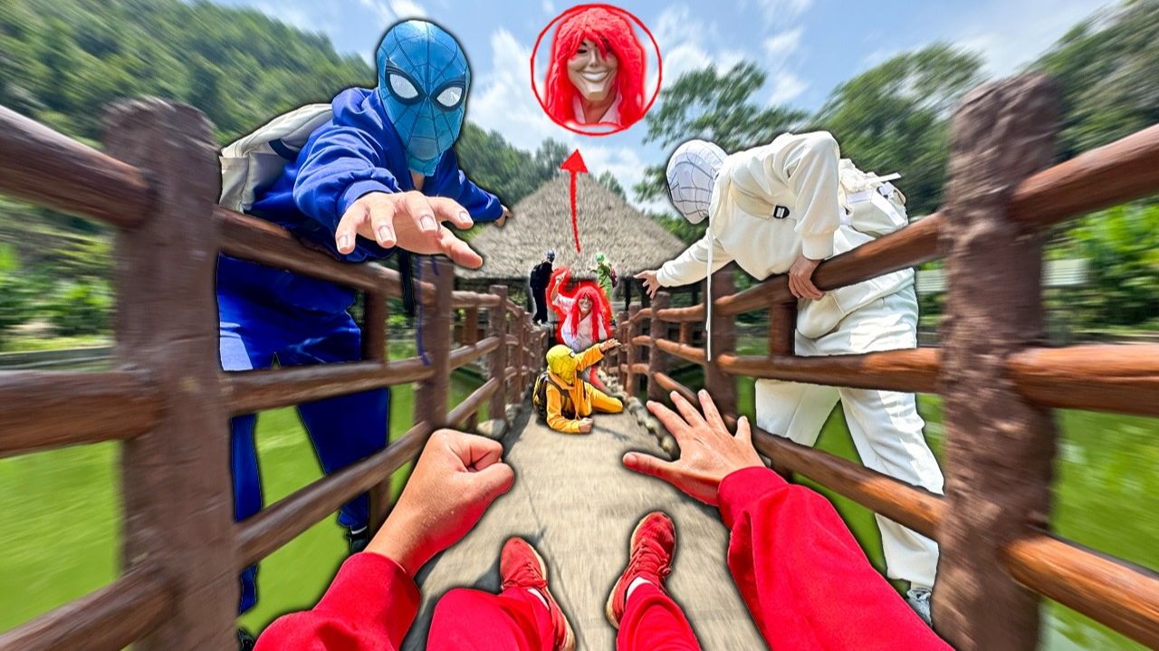 Команда Человека паука Spiderman Играют в Прятки!