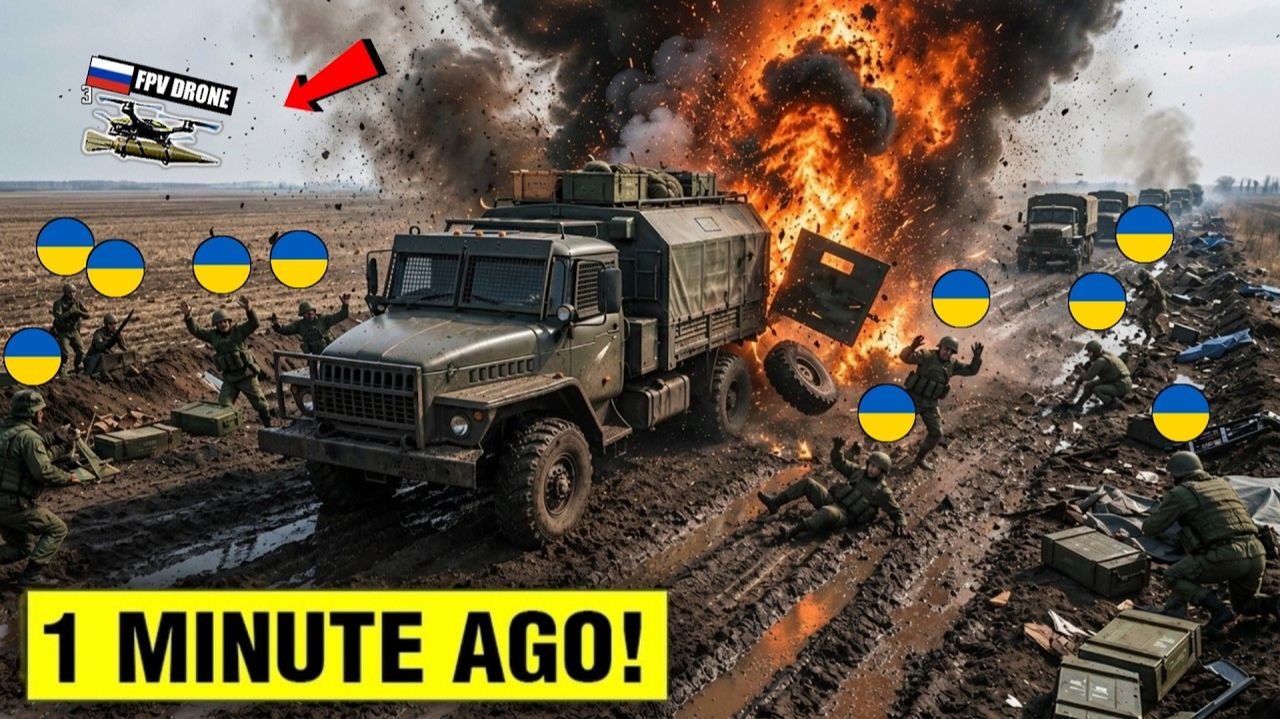 Редчайший украинский бронегрузовик прошёл 5 000 км до фронта — 3 минуты спустя всё изменилось