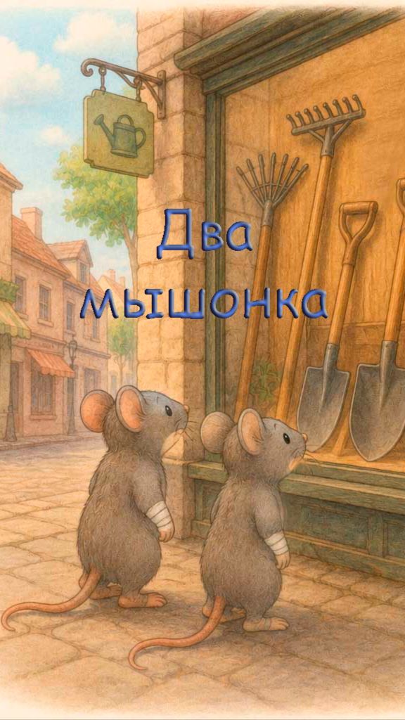 Два мышонка. Веселый мульт-клип для детей