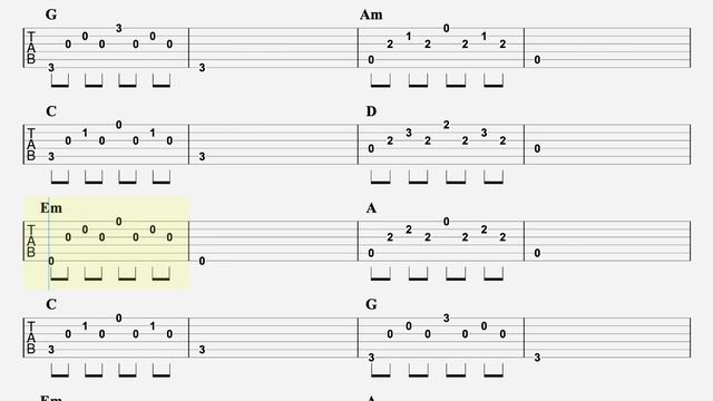 03 Упражнение Перебор в размере 4-4 (60 Bpm)