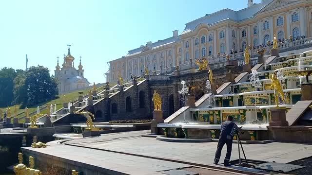 Путешествие в Санкт-Петербург, май 2024, Петергоф, Кронштадт,  ночная водная прогулка