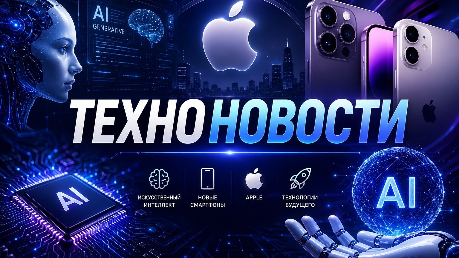 ТехноНовости-Appe, iPhone 20, Microsoft, Nothing, Spase X, Xbox, BMW M3, ChatGPT
