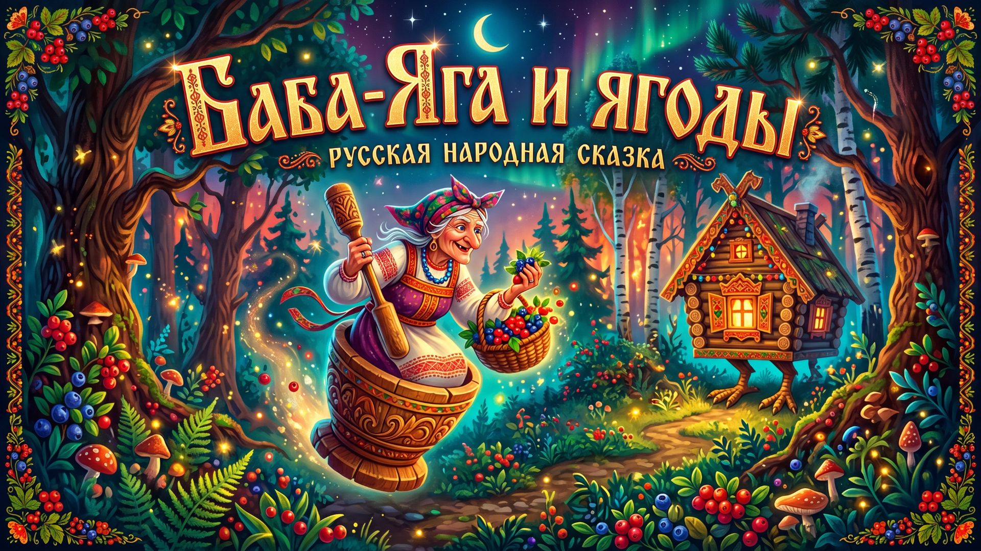 Баба Яга и ягоды - Русская народная сказка | Сказка для детей |Сборник сказок |Слушать сказки онлайн