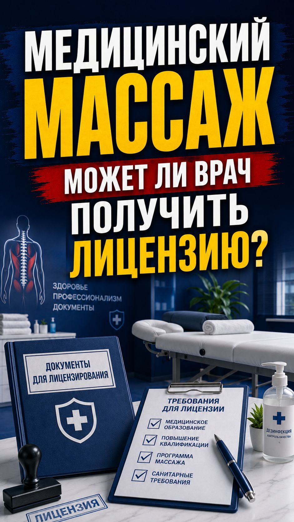 Медицинский массаж: может ли врач получить лицензию?