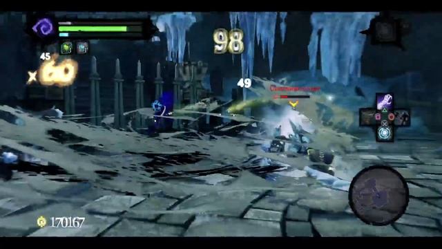 Прохождение игры Darksiders II #23 Путешествие во льдах (без комментариев)