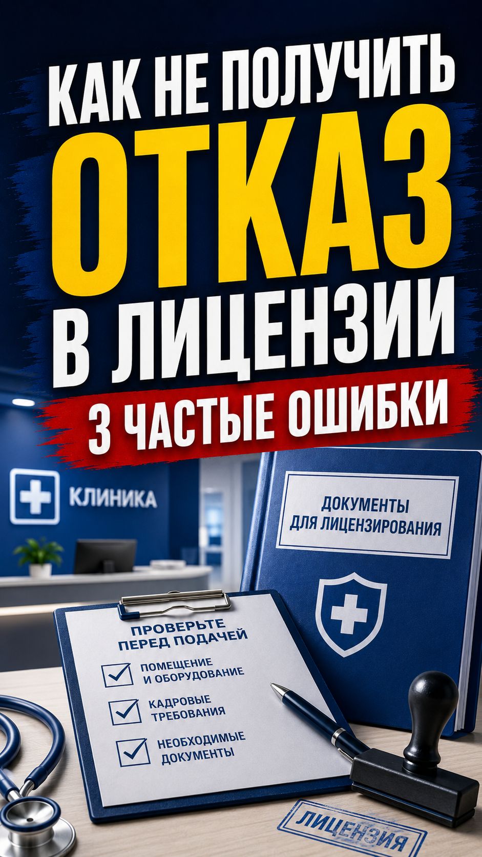 Как не получить отказ в лицензии