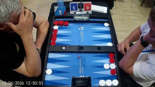 Длинные нарды. Урал Open 6. С.Немытов - А.Барченков