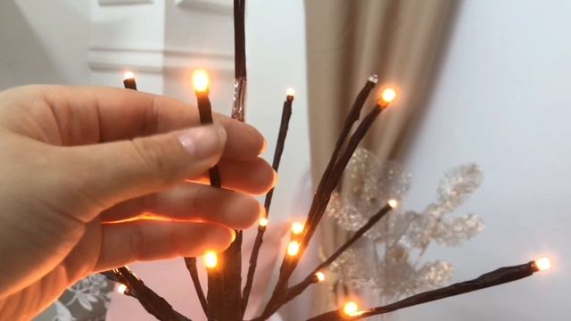 Подвесное светящееся украшение ФЕЙЕРВЕРК КАЛЬДО, 42 экстра тёплых белых микро LED-огня, 1106952