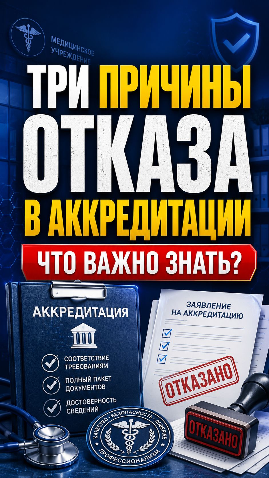 Периодический аккредитация . Отстранили от работы