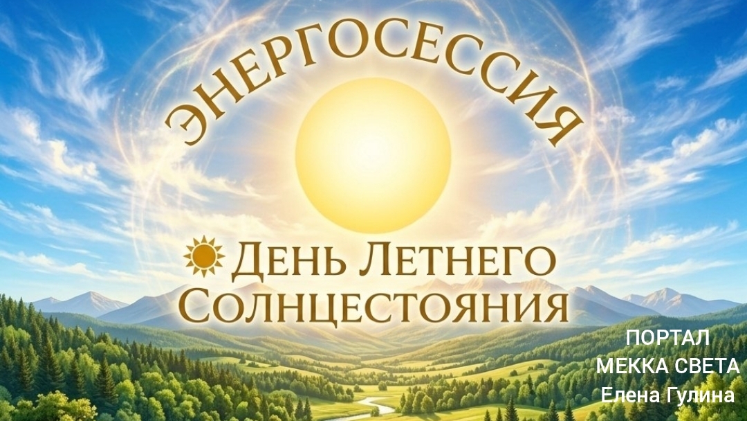 🔥ЭНЕРГОСЕССИЯ ☀️ДЕНЬ Летнего СОЛНЦЕСТОЯНИЯ