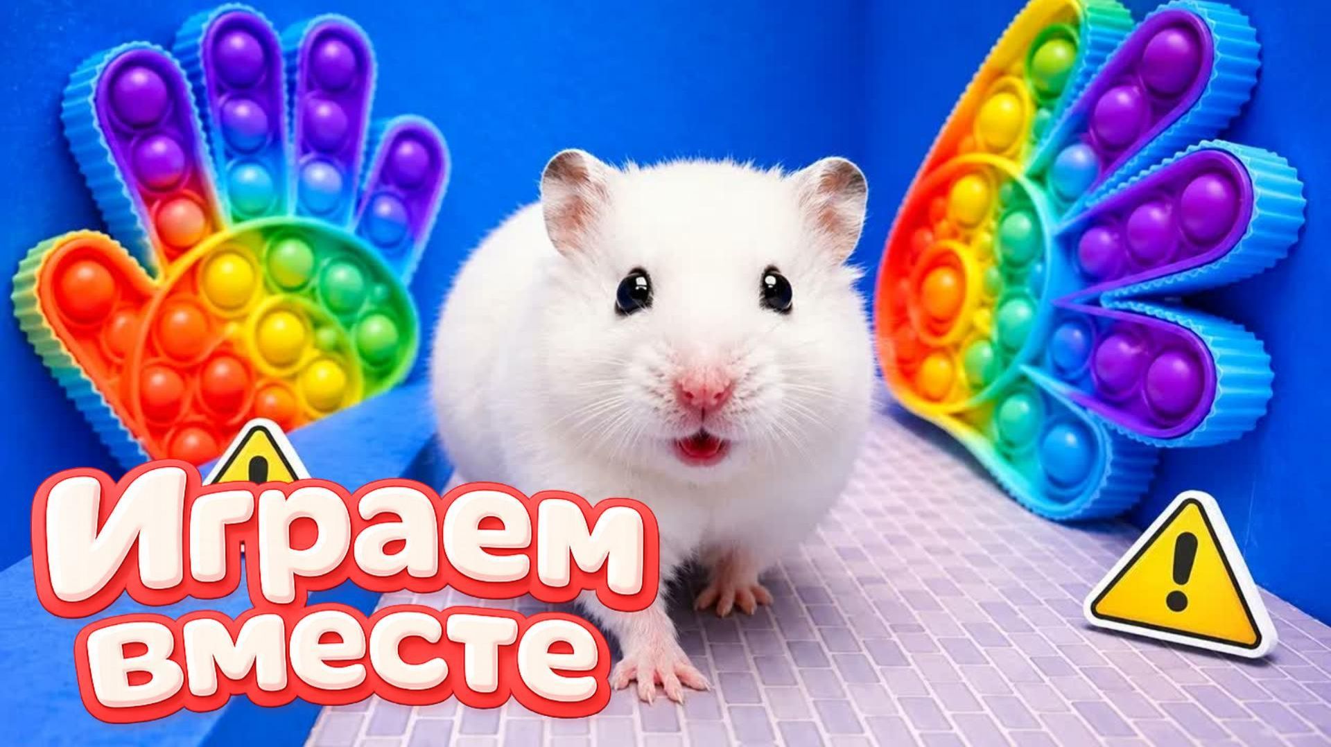ХОМЯК ВЫБИРАЕТСЯ ИЗ СЕКРЕТНОЙ ХОМЯЧЕЙ ТЮРЬМЫ ! Забавные животные ! Супер лабиринт для хомяка №29