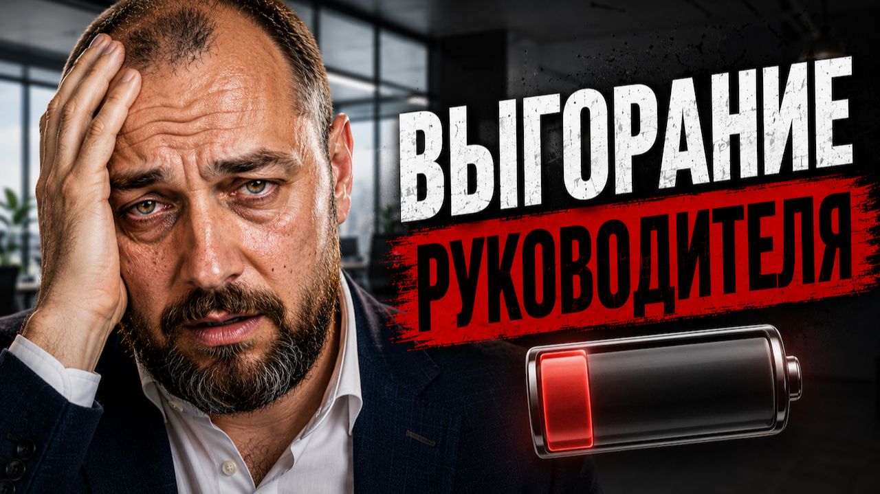 Выгорание руководителя. Как я вышел из этого состояния