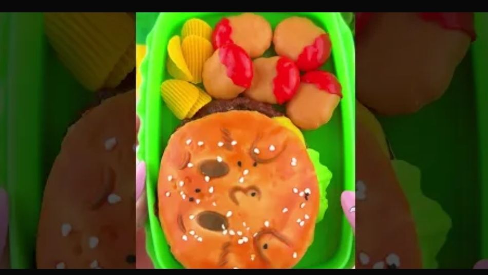 АСМР РАСПАКОВКА сквиши наполняем школьный бокс для еды👀😁
