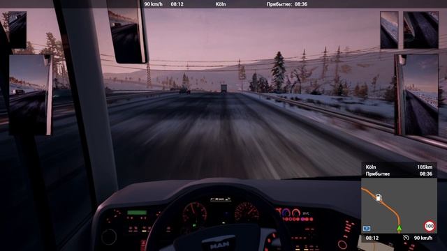 FERNBUS - маршрут 2 - зима