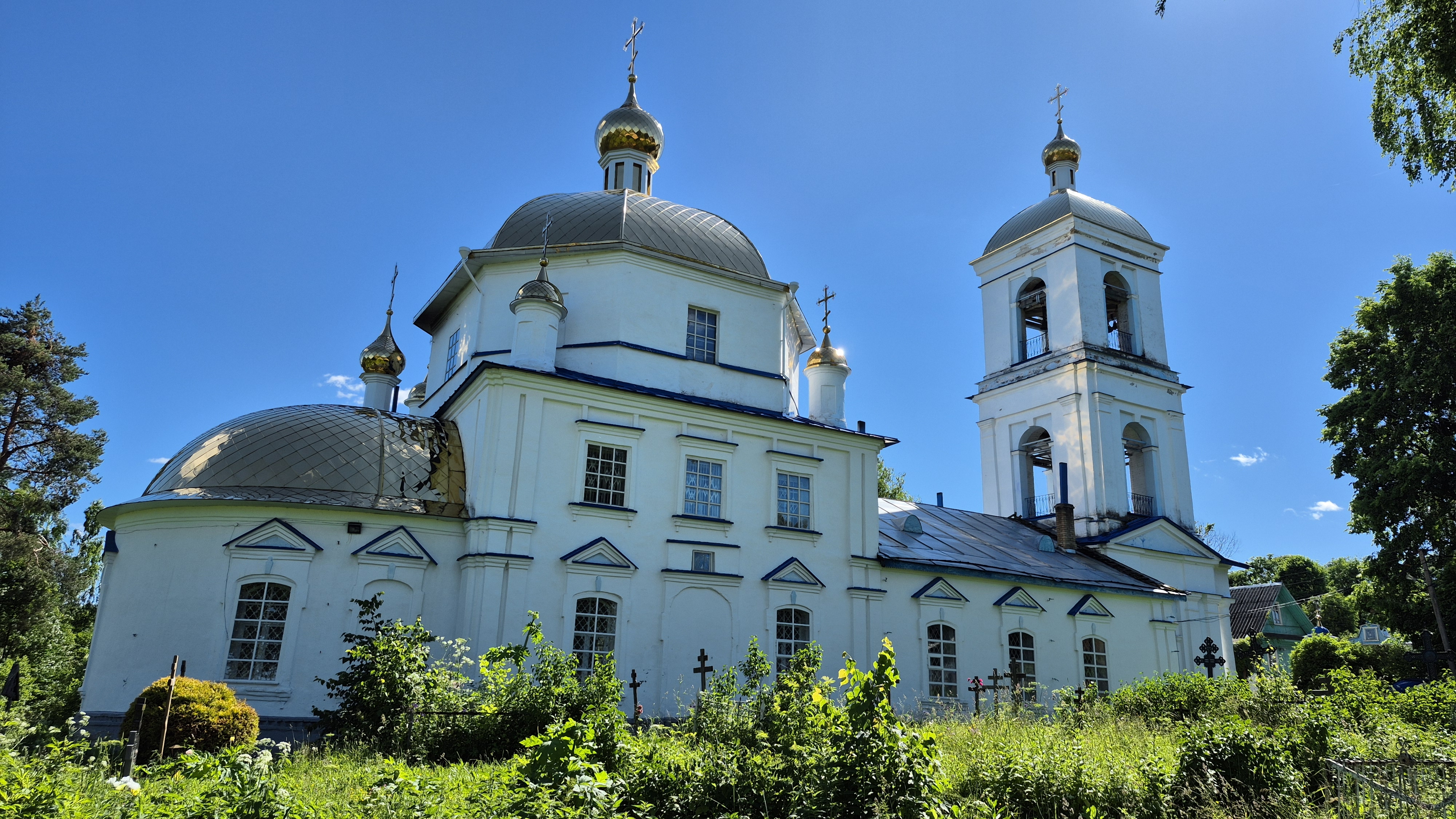 д.Охона.Лагерь "Дружба", Храм, р.Меглинка. Пестово, Новгородская обл.
