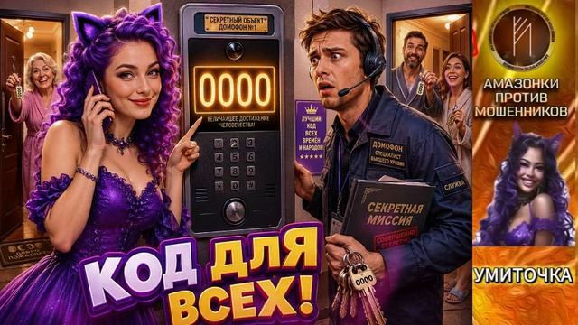 УМИТОЧКА / Сверхсекретный код подъезда / Операция «ноль-ноль-ноль-ноль» / Телефонное мошенничество