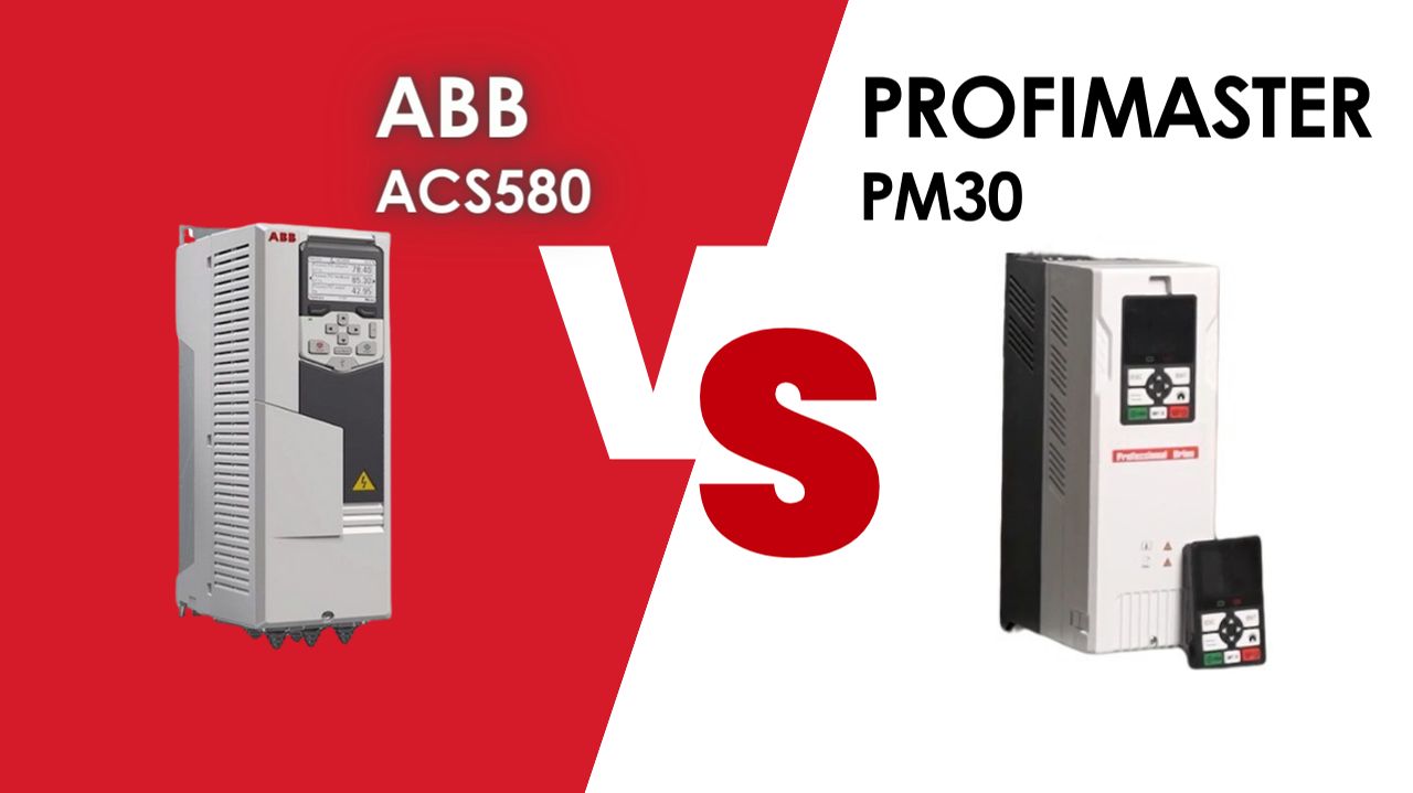 Сравнение. В чём сходства и различия преобразователей частоты ABB ACS580 и ProfiMaster PM30?