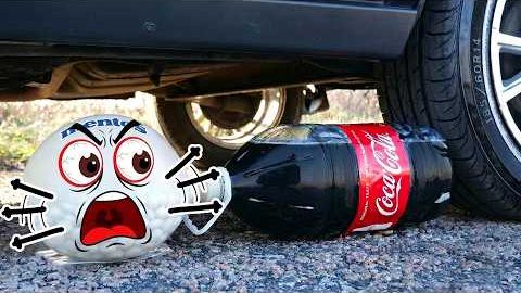 😱 Машинка против Coca-Cola и Mentos! Мультики для детей