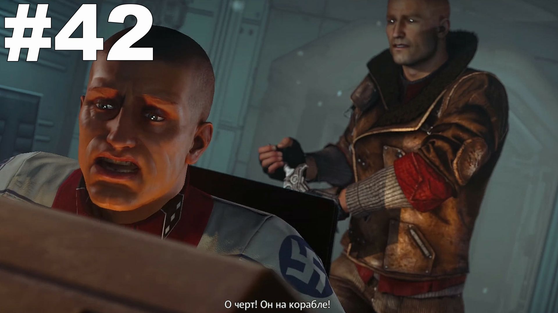 ▶Wolfenstein: The New Order. Глава 13 и 14. Лунная станция. Возвращение в Лондонскую Наутику. #42