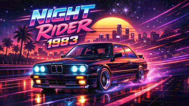 Night Rider 1983 – Synthwave Pursuit Through Neon Streets
